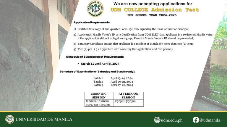 Student Services – Universidad de Manila