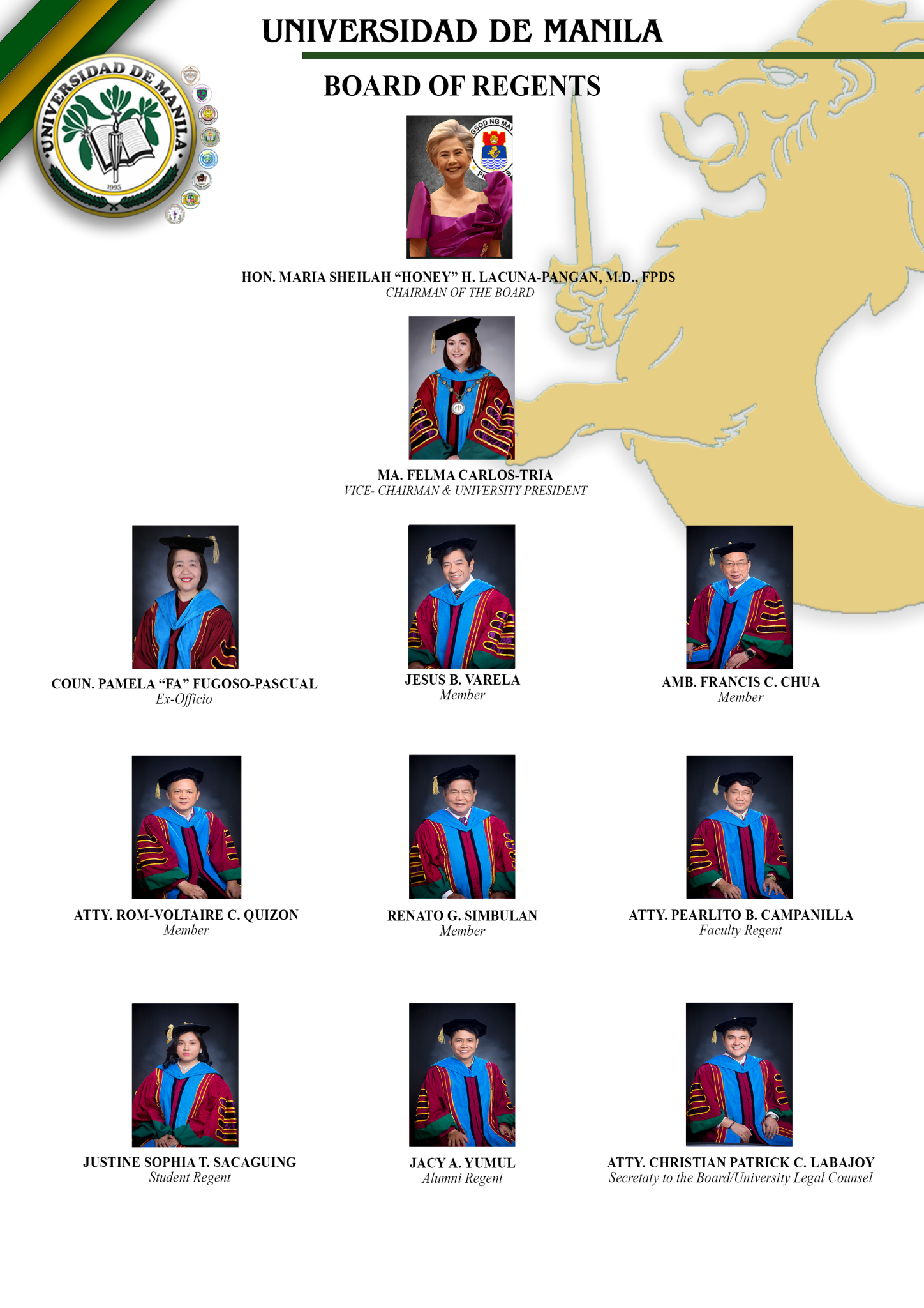 The Board of Regents – Universidad de Manila
